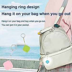 2023 New Portable Tracker, Bluetooth 5.0 Smart Anti-Lost Real Time Mini Tracking Locator, Item Finder Device for Mobile Keys Wallets Luggages Bags Kids Pets