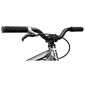 Mongoose Title Micro BMX Race Bike, 20-inch Wheels, Beginner Riders, Lightweight Tectonic T1 Aluminum Frame and Internal Cable Routing, Charcoal