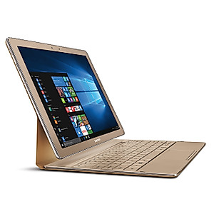 Samsung Galaxy TabPro S SM-W700NZDBXAR 12-Inch 8GB RAM, 256GB SSD WiFi 2-in-1 Tablet with Keyboard case (Gold)