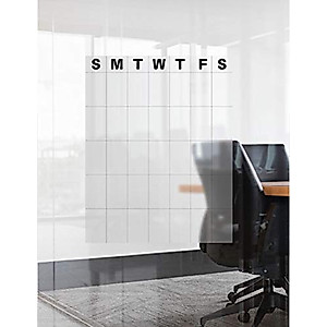 Monthly Transparent Board / 13.8"x17.7" (350x450 mm) / PET Film/A Gift That Reminds me of The Whole Year/A Gift Available to Anyone/Made by South Korea
