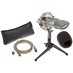 Bad Axx BA-UM600-KIT Studio USB Cardioid Condenser Microphone Kit
