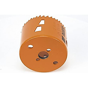 Klein Tools 31948 3-Inch Bi-Metal Hole Saw for Steel Cutting, Heavy-Duty Hole Saw with Multiple Leverage, Cuts Iron, Aluminum, Wood, Plastic