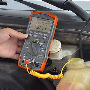 BTMETER BT-770K Auto Ranging Automotive Multimeter for Dwell Angle Pulse Width Tach Temperature Duty Cycle Voltage Current Resistance Test