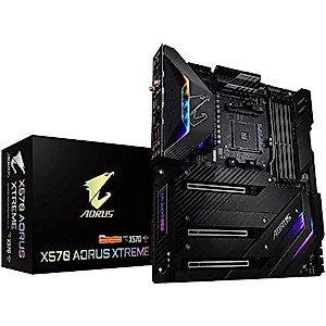 GIGABYTE X570 AORUS Xtreme (AMD Ryzen 5000/X570/E-ATX/PCIe4.0/DDR4/Aqantia 10GbE LAN/RGB Fusion 2.0/Fins-Array Heatsink/3xM.2 Thermal Guard/USB3.1/Gaming Motherboard)