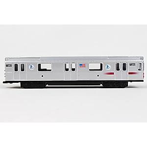 Daron MTA Diecast Subway Car Silver Medium