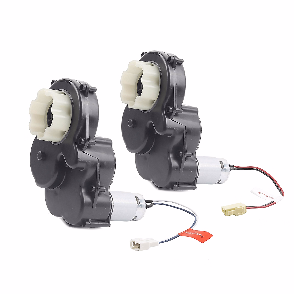 SIRAMBER Power Car Wheels Pair of Gearbox 12 Volt Motor for Rollplay Ride On GMC Sierra Chevy Colorado Cilverado Mercedes GLE Coupe Storm UTV