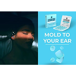 Eargasm Squishies - Moldable Silicone Earplugs for Sleep - Noise Reduction - Noise Cancelling