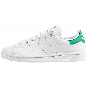 adidas Stan Smith (End Plastic Waste) Sneaker, White/White/Core Green, 6.5 US Unisex Big Kid