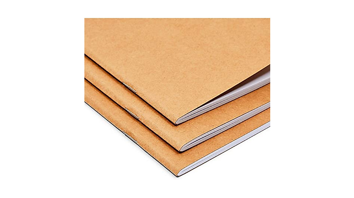 24 Pack Kraft Journals - Small Blank Notebooks for Writing & Sketching