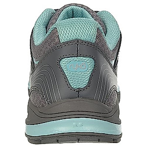 Ryka womens Sky Walking Shoe, Frost Grey/Aqua Sky/Iron Grey, 8.5 Wide US