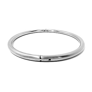 CuffStore 19" Eternity Slave Collar in Brushed Satin Stainless Steel (slave collar, eternity collar necklace)