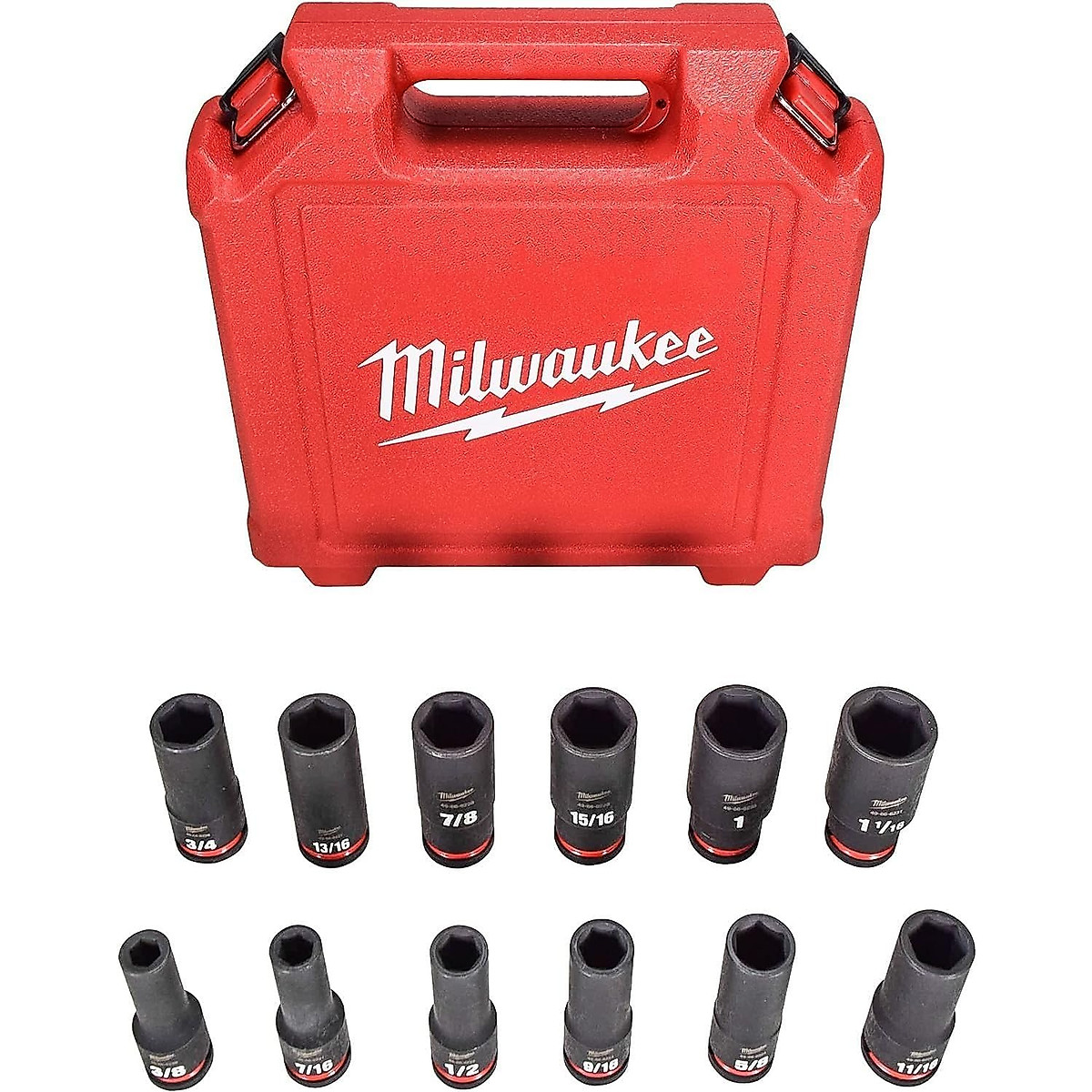 Milwaukee Socket Set 6POINT SAE DP 1/2IN 49-66-7011
