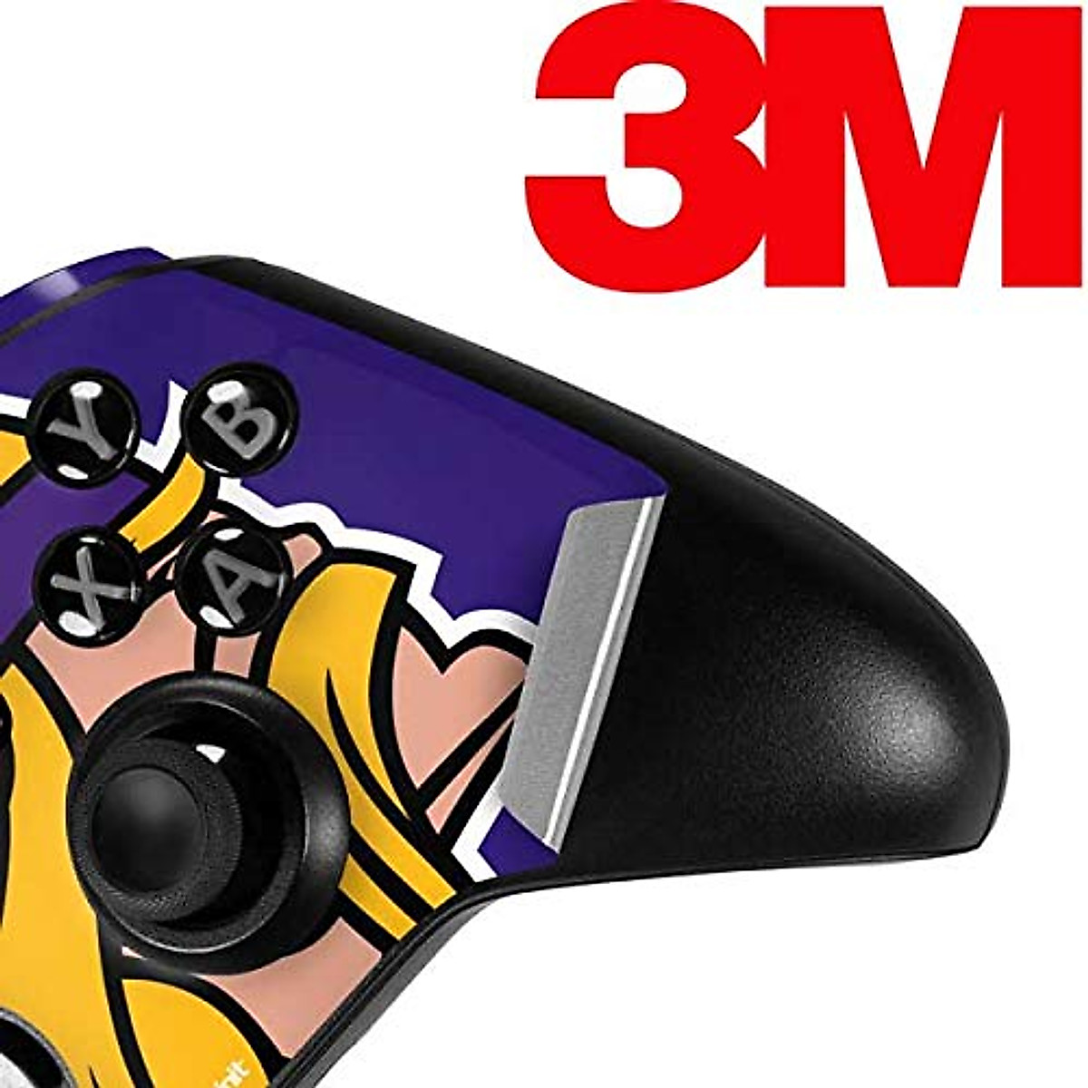 Skinit Decal Gaming Skin compatible with Xbox One Elite Controller - Officially Licensed NFL Minnesota Vikings Retro Logo Design