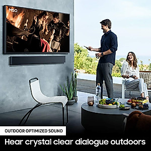 Samsung 65" LST7 QLED Terrace 4K UHD Smart TV 2020 (Alexa Built-in) with Samsung The Terrace Soundbar w/Dolby 5.1ch (2020)