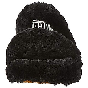 UGG Women's Oh Yeah Slipper, Black, 10