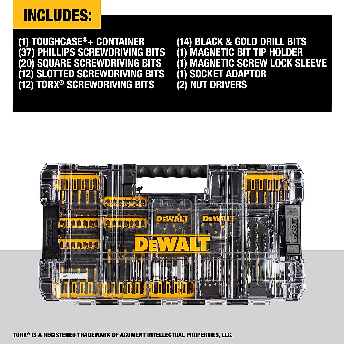 DEWALT FlexTorq 100-Piece Impact Driver Bit Set (DWANGFT100SET)