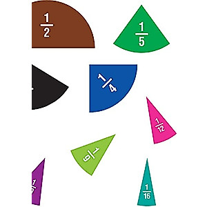 Teacher Created Resources Fraction Circles Magnetic Accents (77244)