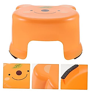 LIFKOME 3pcs Cartoon Plastic Stool Plastic Step Stools for Adults Bathroom Stool for Toddlers Porta Potty for Adults Potty Training Kitchen Helper Stool for Toddlers Shower Seat Stool Poo