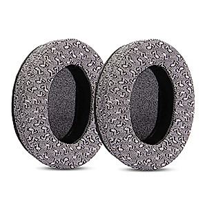 TaiZiChangQin Upgrade Thicker Ear Pads Cushion Memory Foam Replacement Compatible with Cowin E8 E-8 E 8 Headphone (Gray Fabric Earpads)