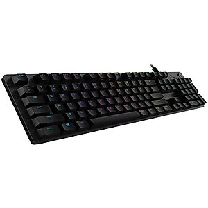 Logitech G512 Carbon RGB Mechanical USB 2.0 Gaming Keyboard (Romer-G Tactile)