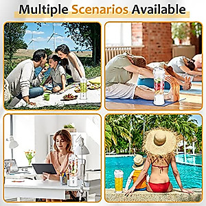 Portable Blender, Personal Blender for Shakes and Smoothies, Personal Smoothie Blender with USB Rechargeable, Strong Stainless-Steel Blades Fruit Mini Mixer for Home, Office, Travel