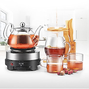 Portable 500W Electric Mini Stove, multifunctional Home Heater, Round Hot Plate, for Ceramic Glass Kettle Single Cooktop, Kitchen Appliance Milk Water Coffee Heating