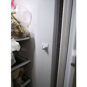 Heyiarbeit Refrigerator Door Light Switch 3Pin Universal Replacement LTK-17 Momentary Fridge Switch NC AC 250V 0.5A for Most Refrigerators Freezer White 2Pcs