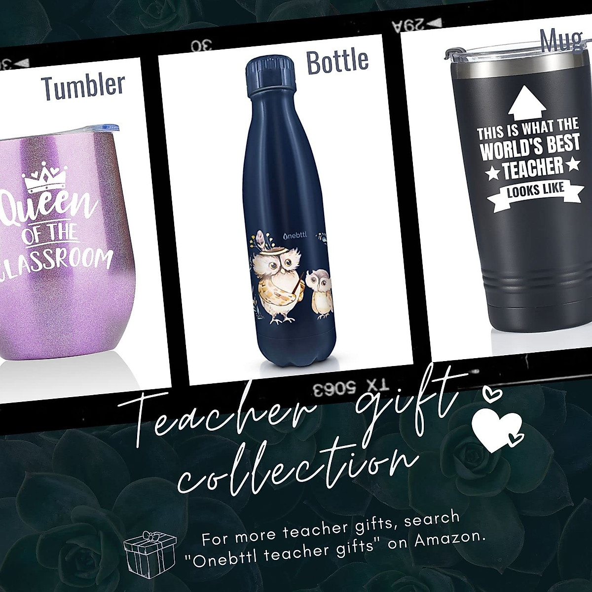 Onebttl Teacher Appreciation Gifts 12oz Wine Tumbler with Lid for Christmas, Appreciation Day, End of Term from Student - Tiny Human Tamer