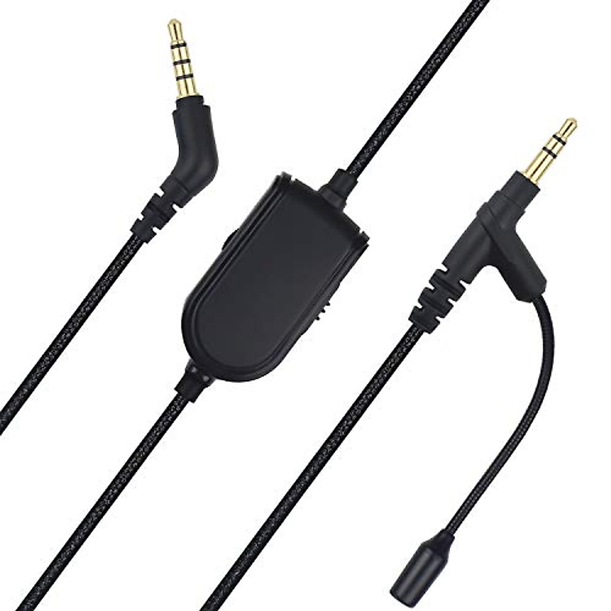 Replacement for Astro A10 Cord, A40 Headset Cable Braided Wire with Volume Control Compatible with Astro A40TR/A40/A10 Gaming Headsets to Xbox One PS4 MixAmp