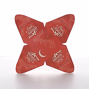 Alapaste Gift Boxes Set of 30 Decorative Candy Boxes,Cookies, Goodies Christmas Candy Bags Santa Claus Reindeer Xmas Tree Gift Box Present Packaging for Festival Holiday New Year (Santa Claus)