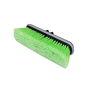 CARCAREZ 10" Flow-Thru Car Washing Brush Head, Green