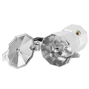 1 Cup 30ml Aluminum Italian Mocha Pot Coffee Machine for Home Office, Detachable