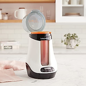 Baby Brezza Safe & Smart Electric Baby Bottle Warmer, Breastmilk Warmer + Baby Food Warmer + Defroster - Universal Warmer Fits All Feeding Bottles: Glass + Plastic – Wireless Bluetooth Control