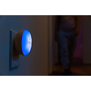 BlissLights BlissEmber - Color Changing LED Plug in Night Light, Motion Sensor, Compatible with Google Home and Alexa (1-Pack)