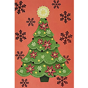 Hallmark Christmas Cards, Christmas Tree (6 Cards with Envelopes)