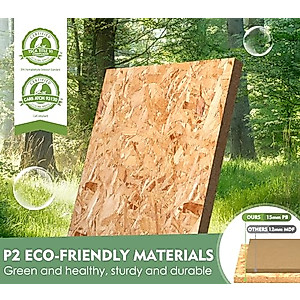 Amunrbrek Cat Litter Box Enclosure Furniture as End Side Table, Stackable Litter Box Furniture with Front-entry Cat Door (White)