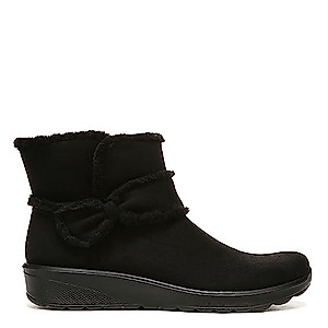 BZees Womens Glaze Ankle Boot, Black, 8.5 Wide US