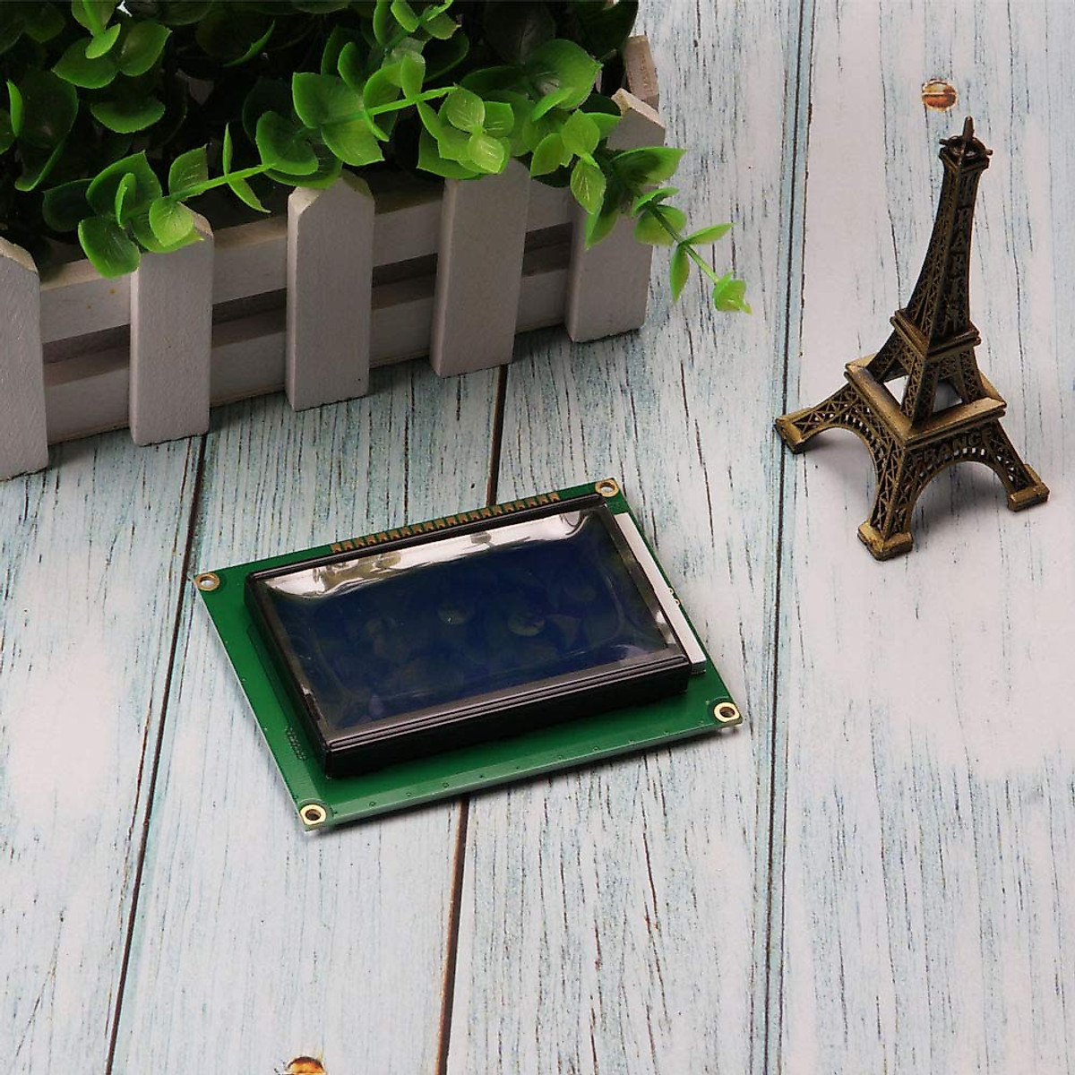 Ximimark 1PCS 5V 12864 LCD Display Module 128x64 Dots Graphic Matrix LCD Blue Backlight