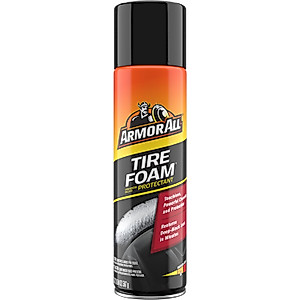 Tire Foam by Armor All, Tire Cleaner Spray for Cars, Trucks, Motorcycles, 20 Oz Each