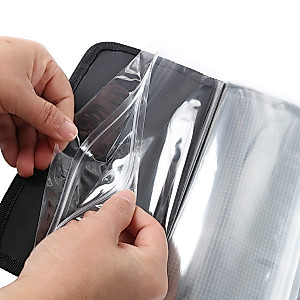 BESPORTBLE Fishing Bait Bag Fishing Bag Fishing Lures Organizer Portable Bait Organizer Fishing Tackle Bag Portable Fishing Pouch Transparent Tackle Foldable Soft Bait PVC Seal