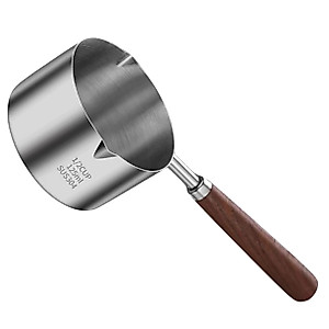 FUNOMOCYA Reusable Small Sauce Boil Container with Handle Random Pattern Kitchen Saucepan for Cooking and Sauces Ideal for Boiling and Heating