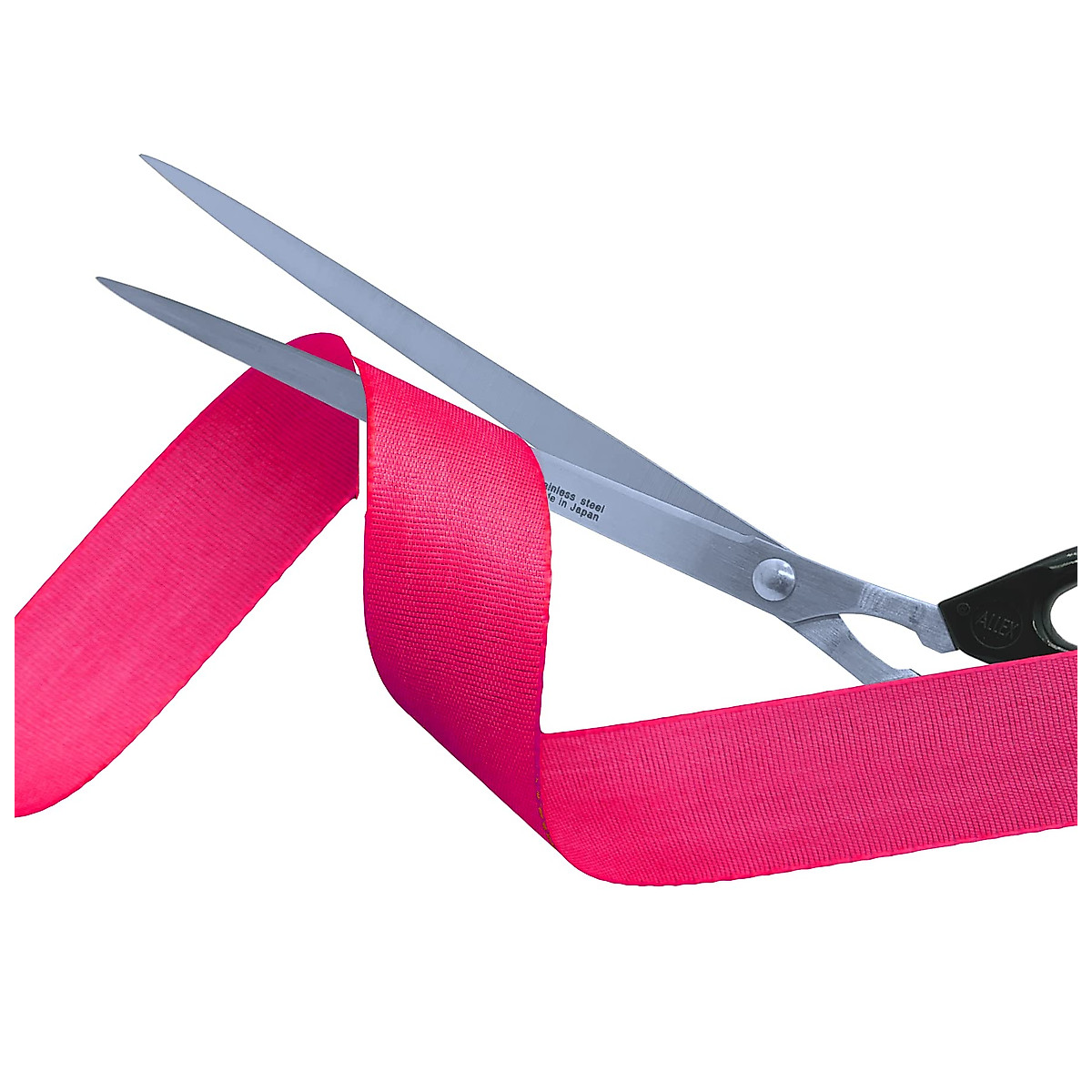 ALLEX Extra Long Scissors 13-3/4" Razor Sharp Japanese Stainless Steel Blade, Giant Scissors for Ribbon Cutting Ceremony & Paper Cutting, Large Scissors Heavy Duty Blade, Made in JAPAN