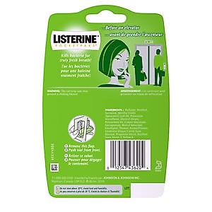 Listerine Freshburst Pocketpaks Bad Breath Strips, Kills Germs, Portable Pack, 24 Count, Pack of 3