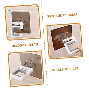 Zerodeko 8 pcs mop Holder House Organization Must Haves Broom Organizer Wall Mount Broom Mount Must Haves for Home Wall Broom Laundry Room mop Broom Holder Plastic Hanger mop Hook