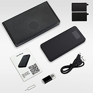 Spy Camera, Hidden Camera 64GB 10000mAh HD 1080P Portable Covert Security Nanny Spy Cam, Mini Hidden Camera with Motion Detection/Night Vision/Gravity Sensor/NoAPP