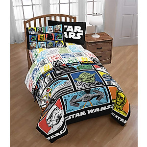 Jay Franco - JF27246EPCD Star Wars Classic Grid 4 Piece Full Sheet Set