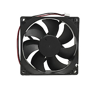RDL9025S DC12V Brushless DC Fan, 0.16A 9025 2-Wire Cooling Fan