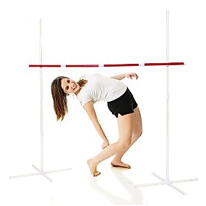 Barcaloo Limbo Game for Kids and Adults - Limbo Stick Lawn Game Set for Outdoor Family Party, Adult Luau