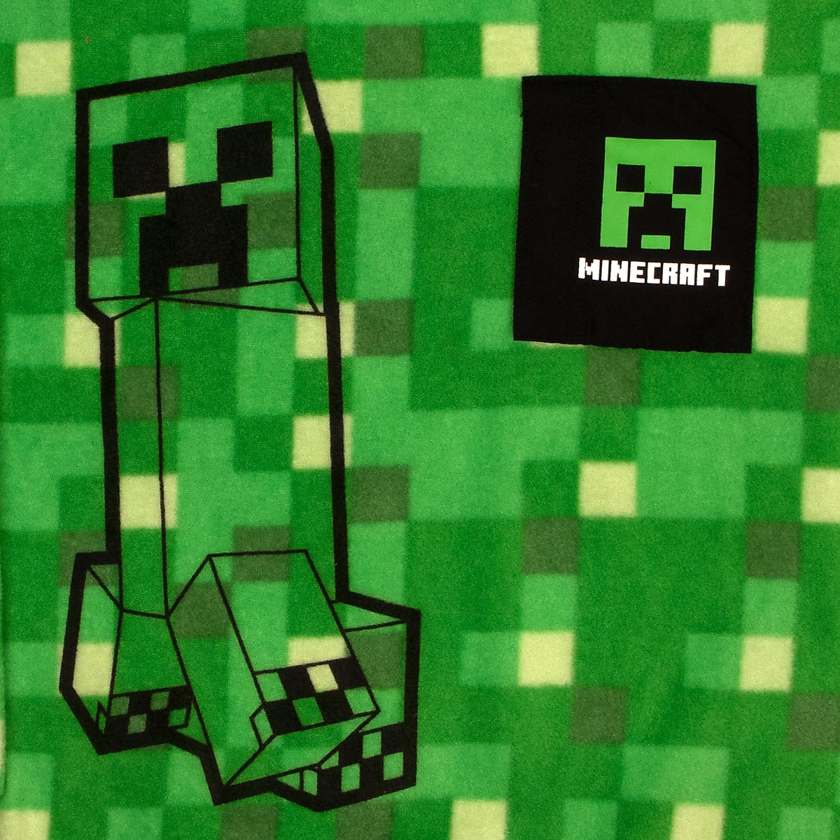 Minecraft Creeper Graphic 2-Piece Set - Boys Fleece Pullover Hoodie & Jogger Pants 2-Pack Bundle Set for Kids and Toddlers (Size 7, Green)