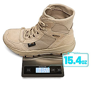 NORTIV 8 Men's Lightweight Hiking Work Boots 6 Inches Tactical Military Boots Lightweight Outdoor Motorcycle Combat Boots SNMT221M Sand Size 14 M US